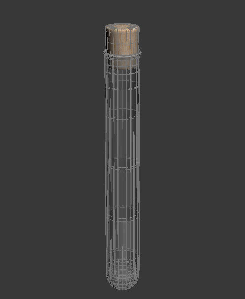 Test Tube free 3D model | CGTrader