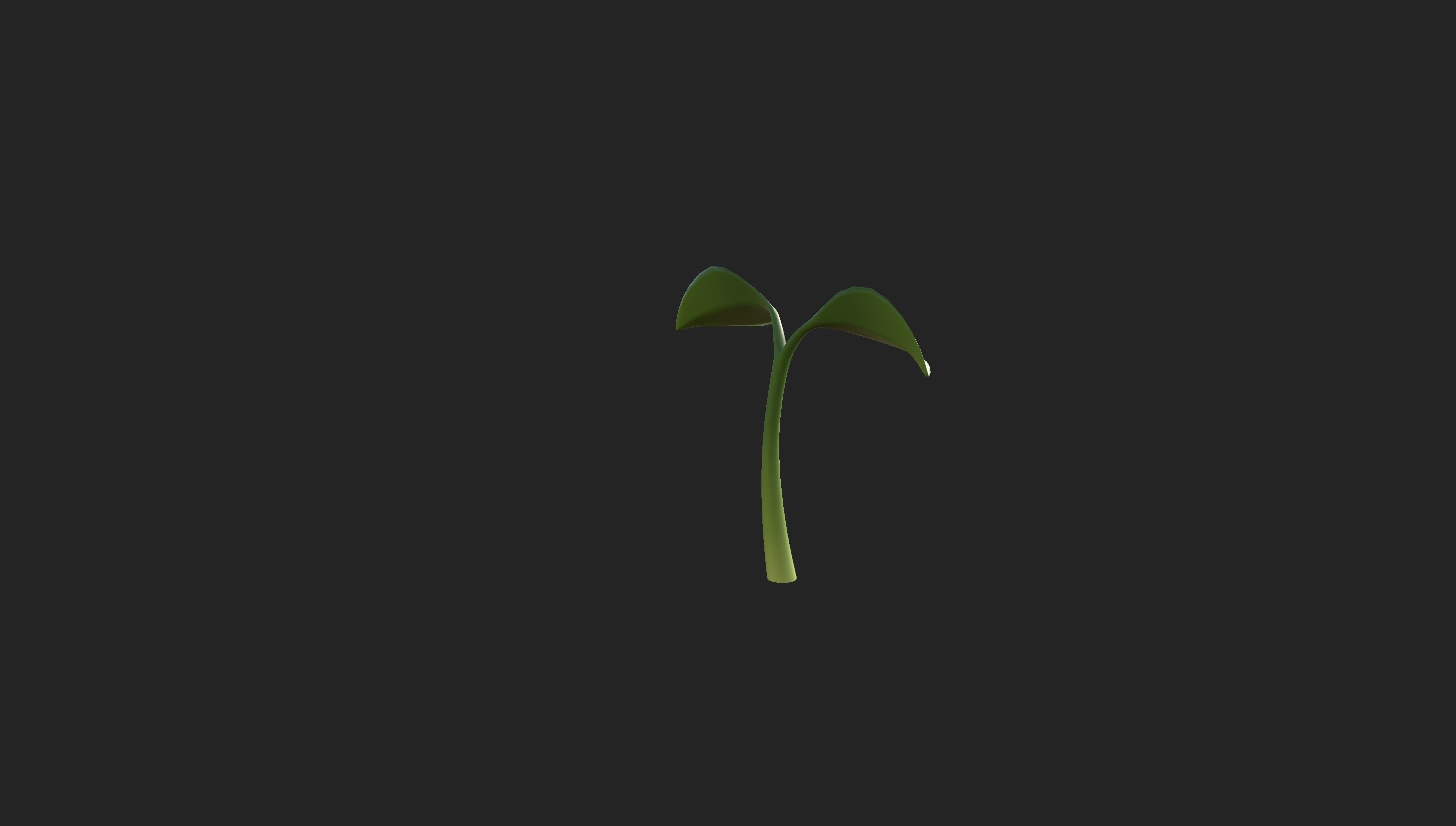 3D model Plant Sprout VR / AR / low-poly | CGTrader