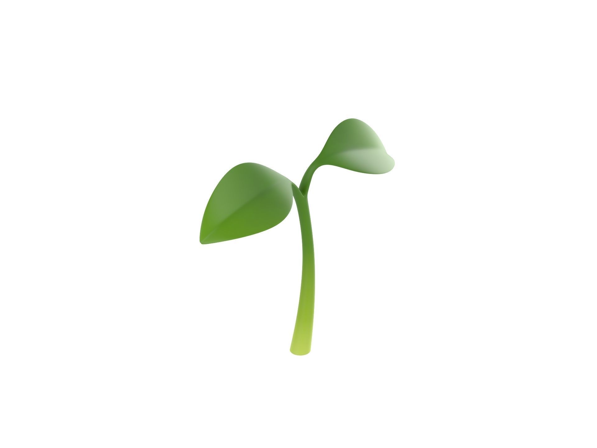 3D model Plant Sprout VR / AR / low-poly | CGTrader
