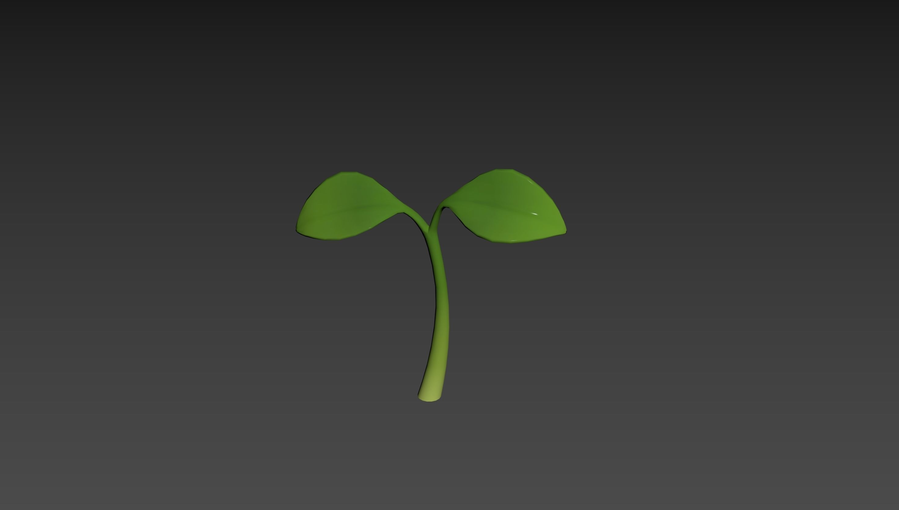 3D model Plant Sprout VR / AR / low-poly | CGTrader