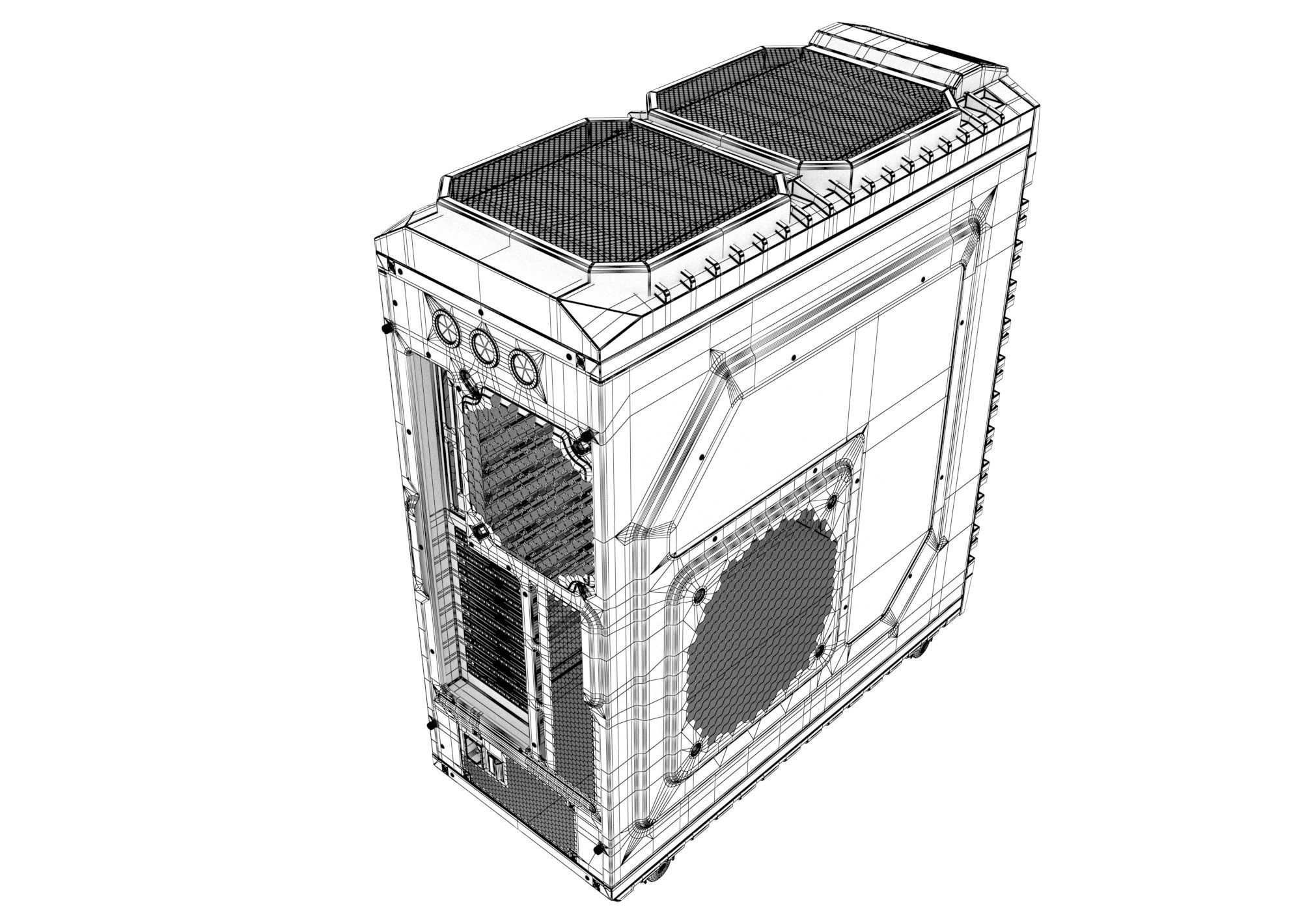 Cooler Master PC Case 3D model | CGTrader