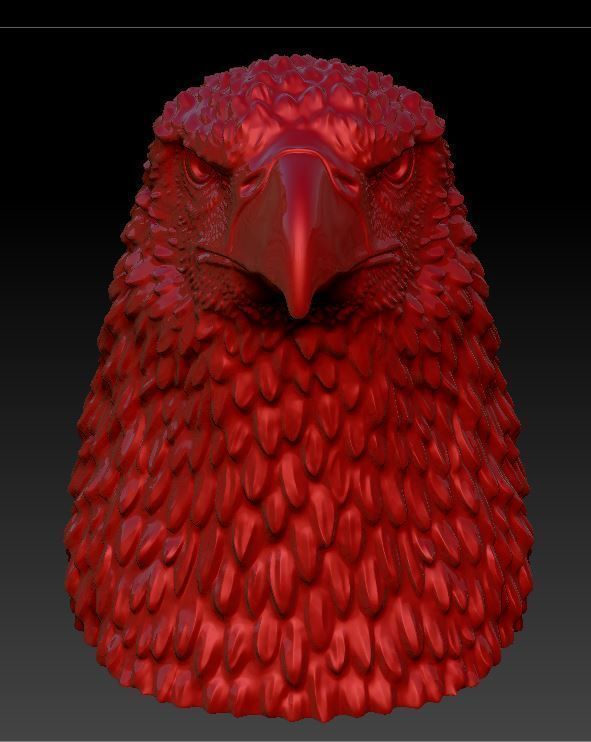 Eagle head 3D model 3D printable | CGTrader