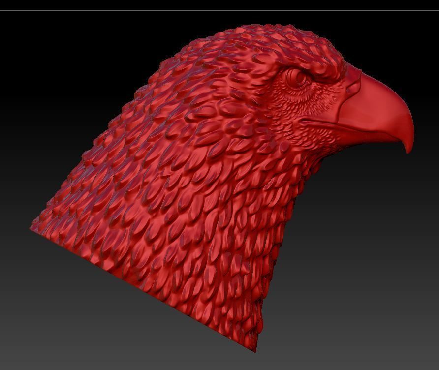 Eagle head 3D model 3D printable | CGTrader