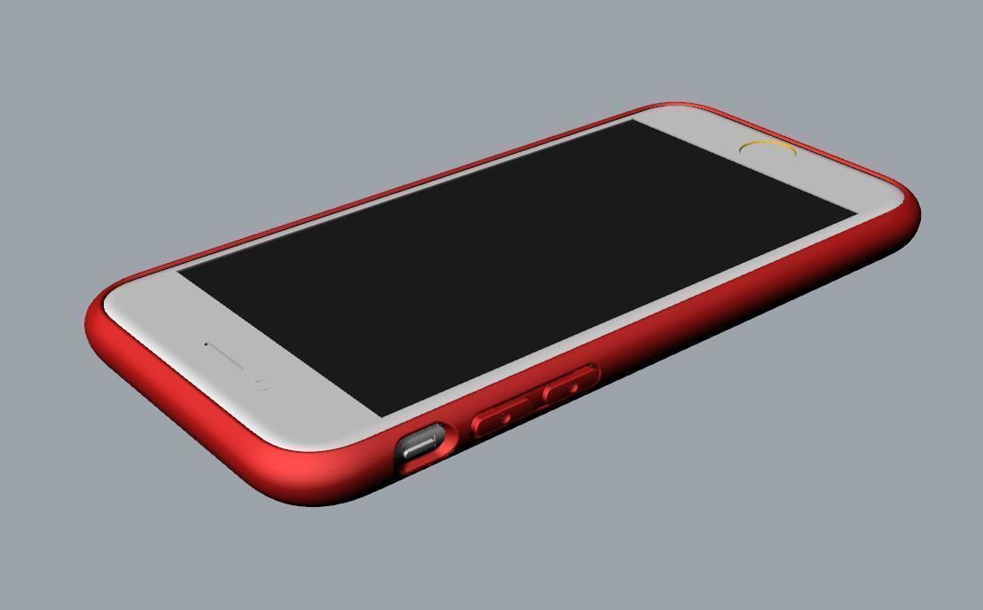 iphone 8 and 8 plus case Original customizable design 3D model 3D ...