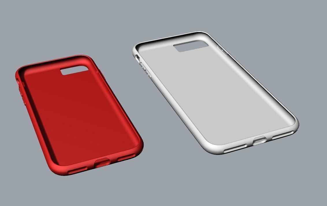 iphone 8 and 8 plus case Original customizable design 3D model 3D ...