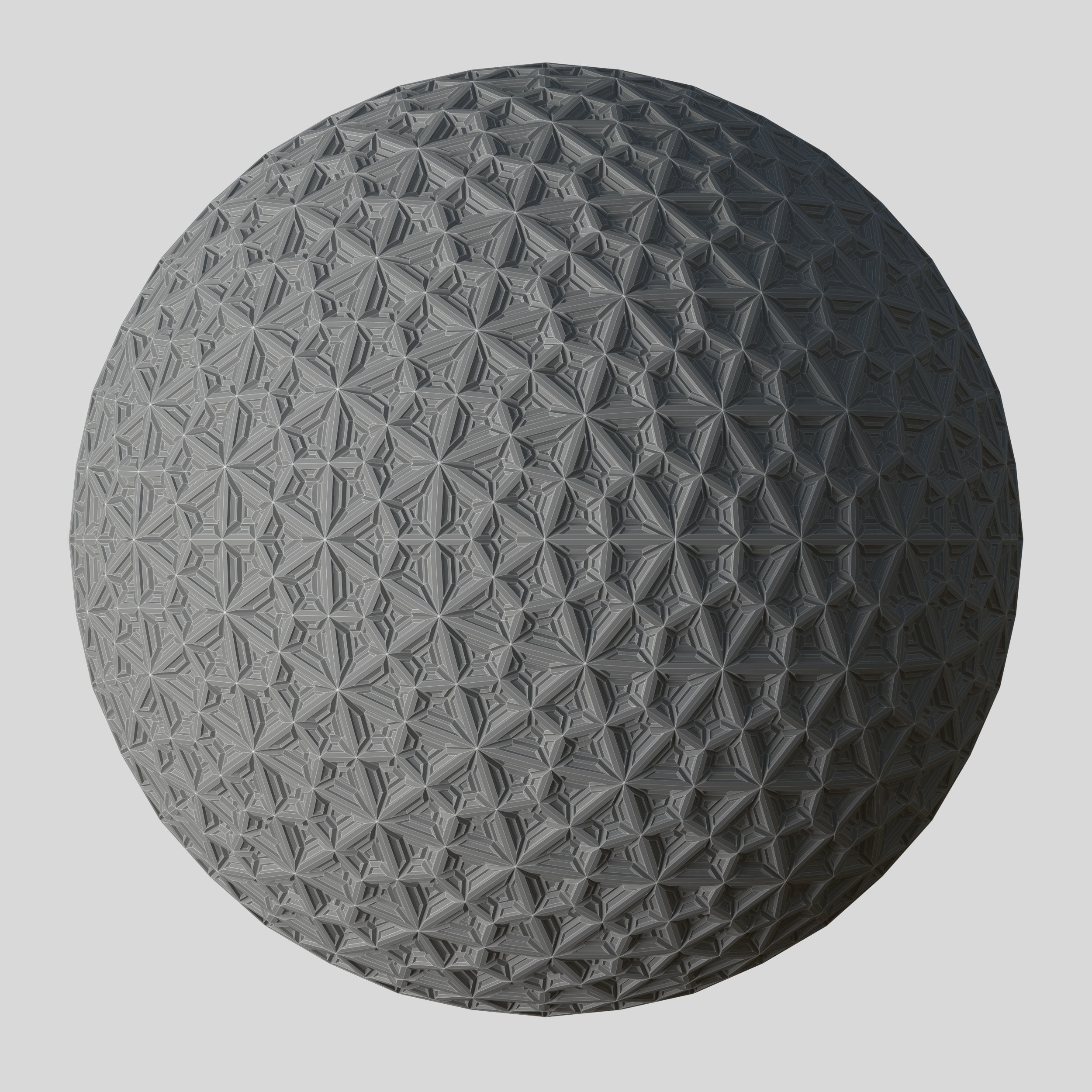 Gold sphere 3D model | CGTrader