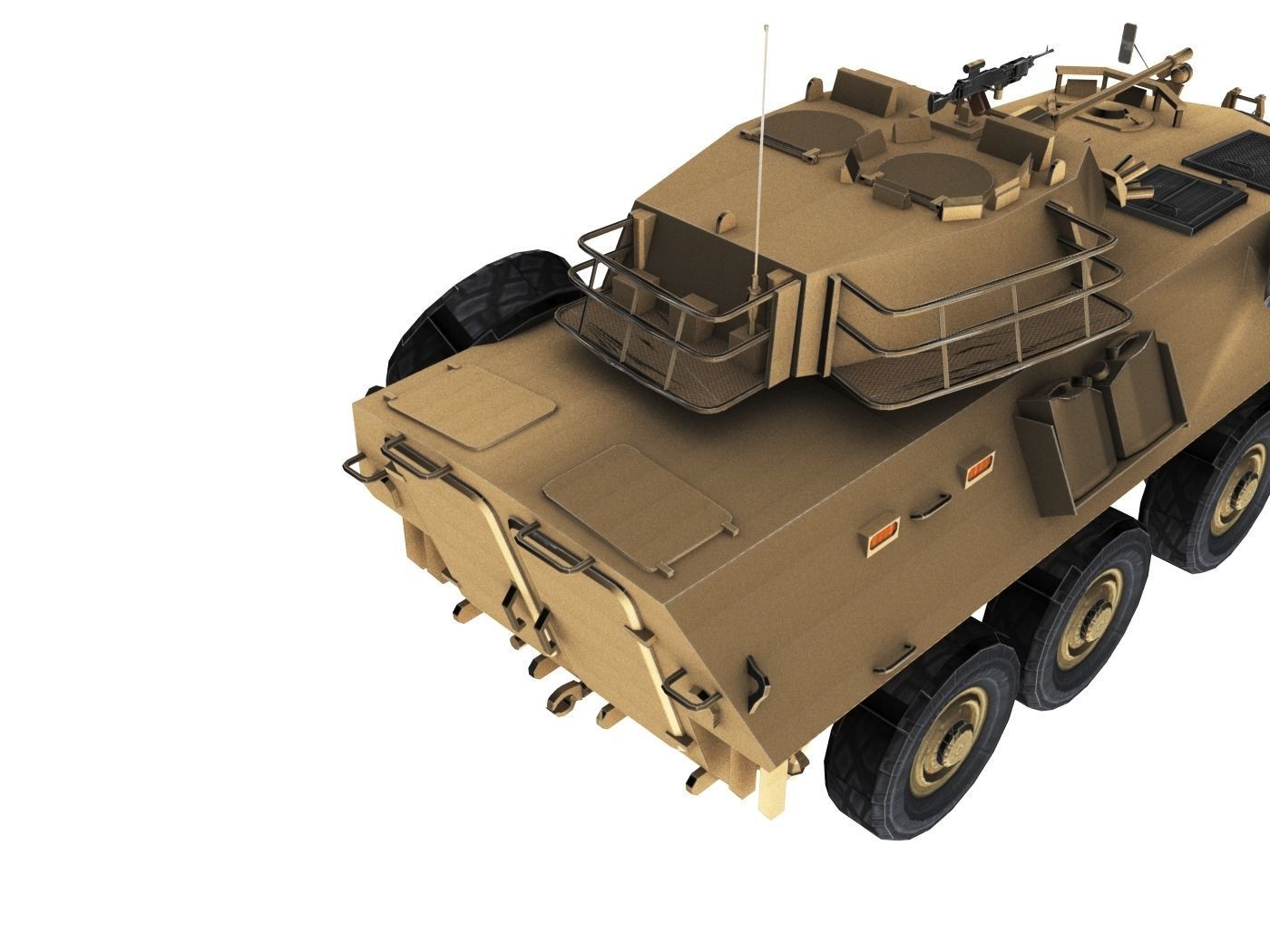 LAV-25 army armored vehicle 3D model animated | CGTrader