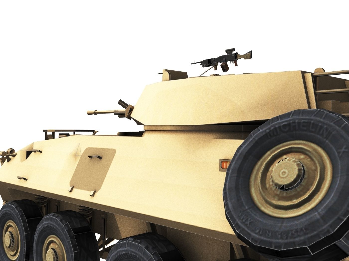 LAV-25 army armored vehicle 3D model animated | CGTrader