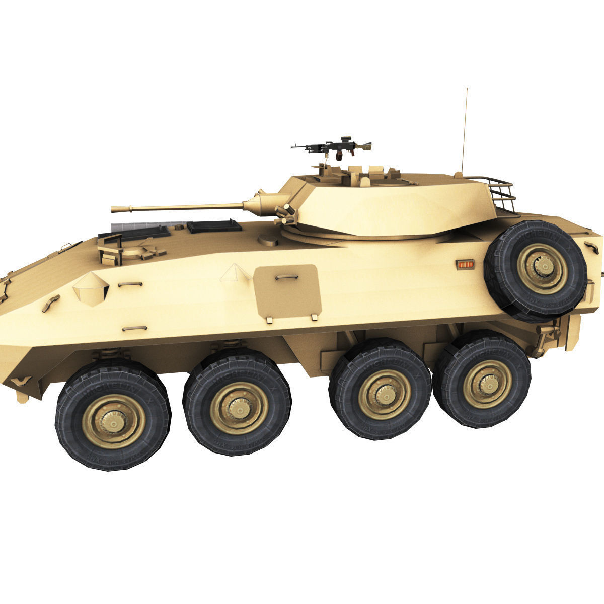 LAV-25 3D model animated | CGTrader
