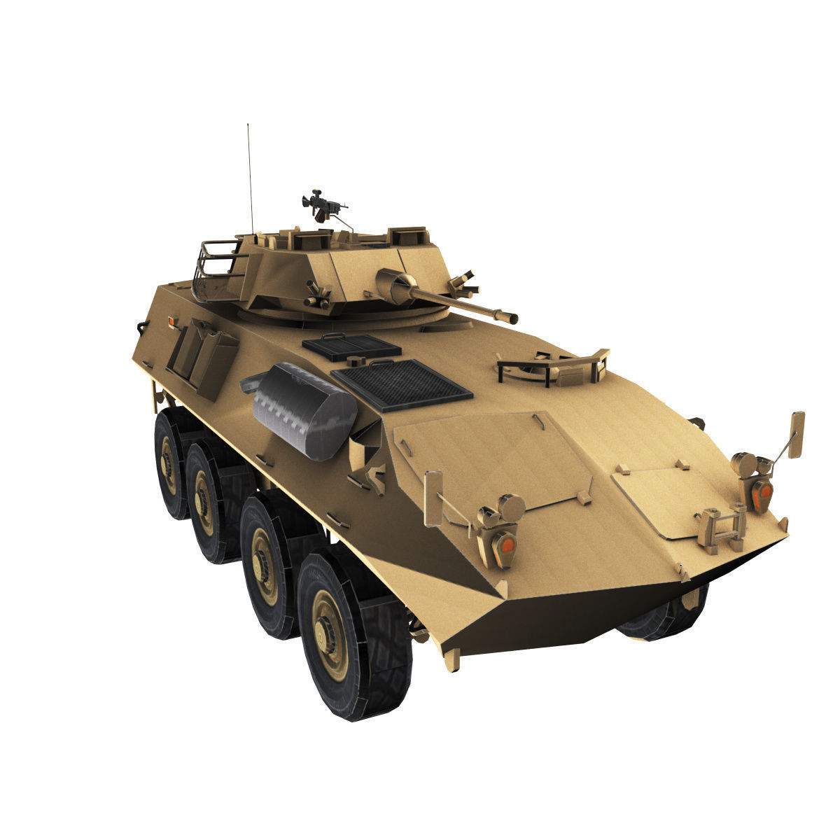 LAV-25 army armored vehicle 3D model animated | CGTrader