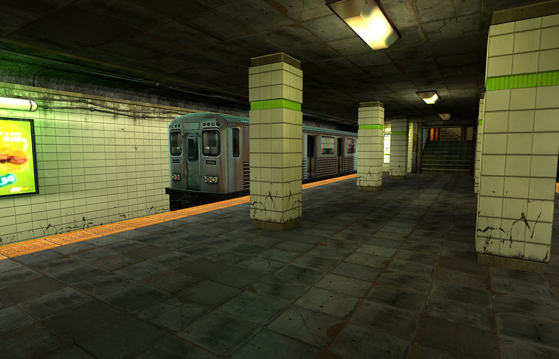 3D model Subway Metro Station VR / AR / low-poly | CGTrader