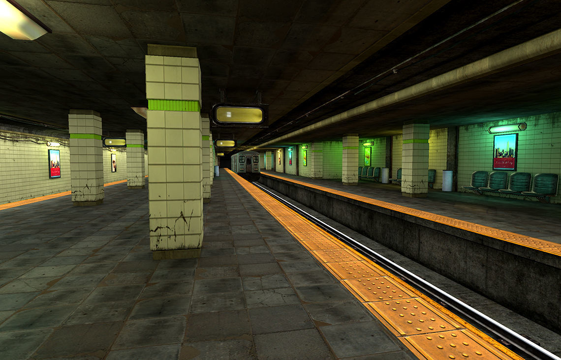 3D model Subway Metro Station VR / AR / low-poly | CGTrader