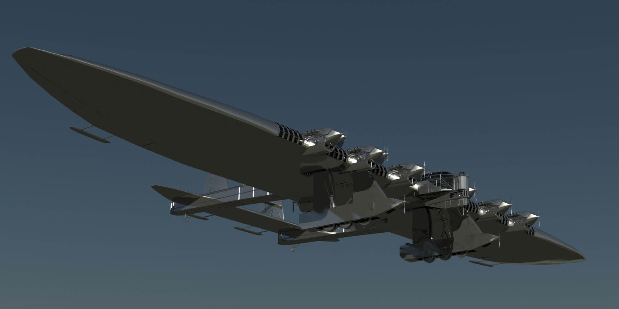 Kalinin K-7 Airplane 3D model | CGTrader