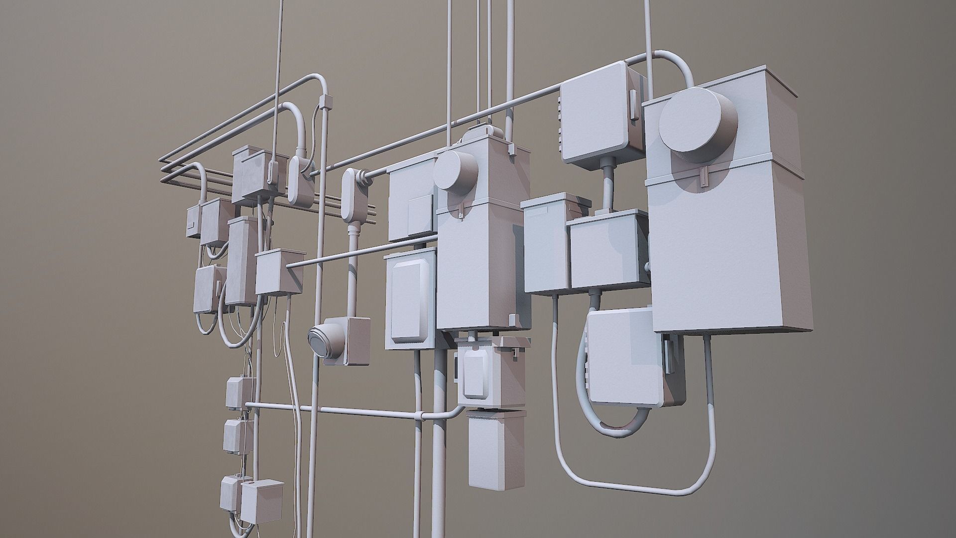 3D model Small Electrical Box Collection - 4K PBR Game Ready VR / AR ...