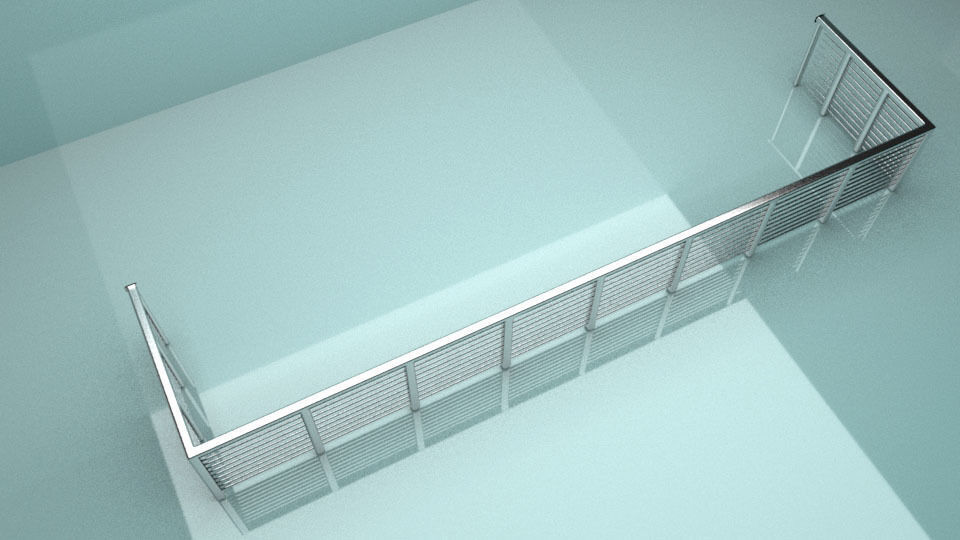 Balcony railing free VR / AR / low-poly 3D model | CGTrader