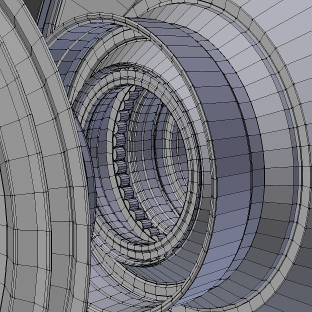 D-18T turbofan engine 3D model | CGTrader