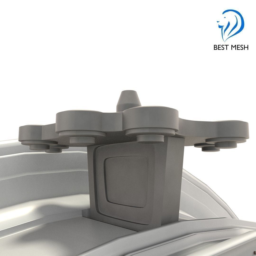 D-18T turbofan engine 3D model | CGTrader