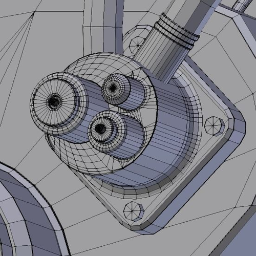 D-18T turbofan engine 3D Model OBJ FBX BLEND - CGTrader.com