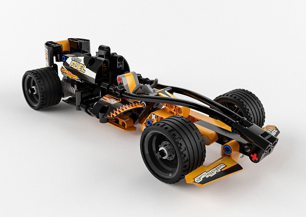 Lego Technic Black Champion Racer 3D model | CGTrader