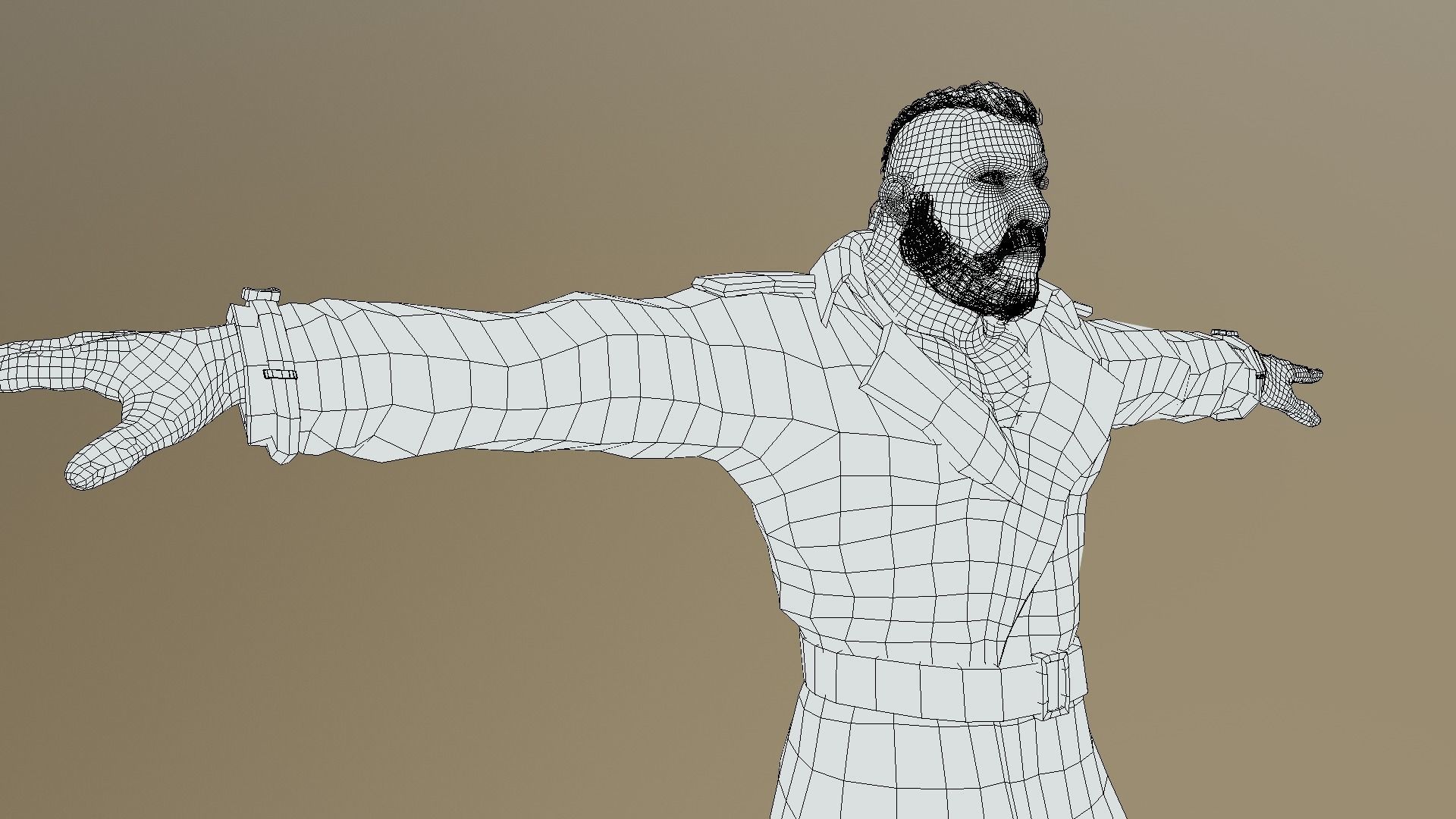 The Muscle - Realistic Game Ready Human Character 3D model animated ...