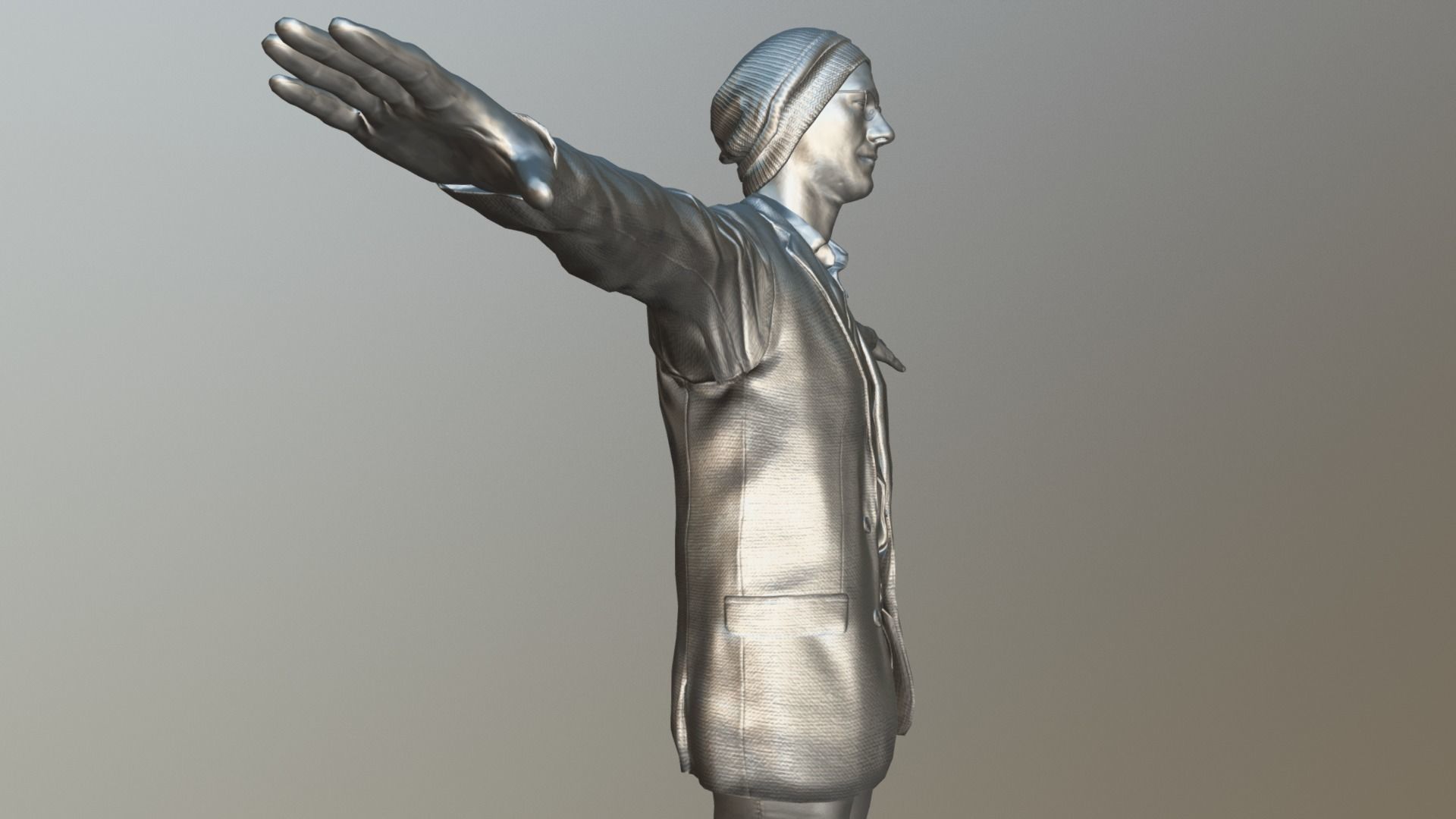 Free - The Hacker - Realistic Game Ready Human Character free 3D model ...