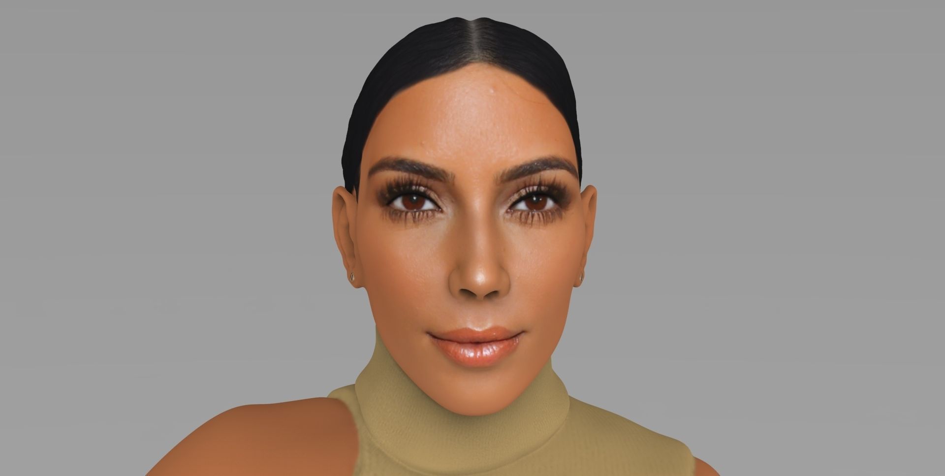 Kim Kardashian ready for full color 3D printing 3D model 3D printable ...