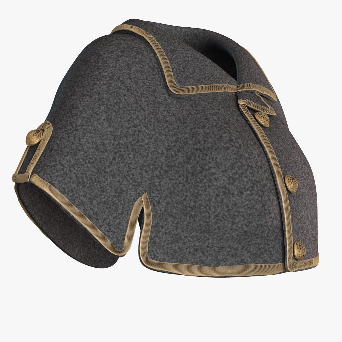 Shoulder Cape Female free 3D model | CGTrader