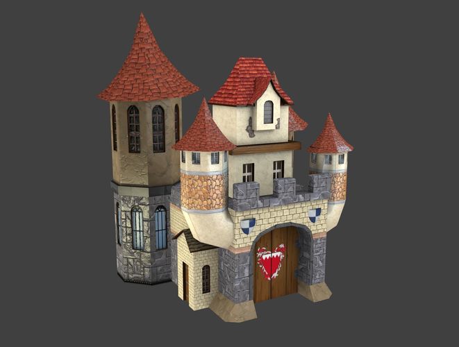 collapsible castle 3D model | CGTrader