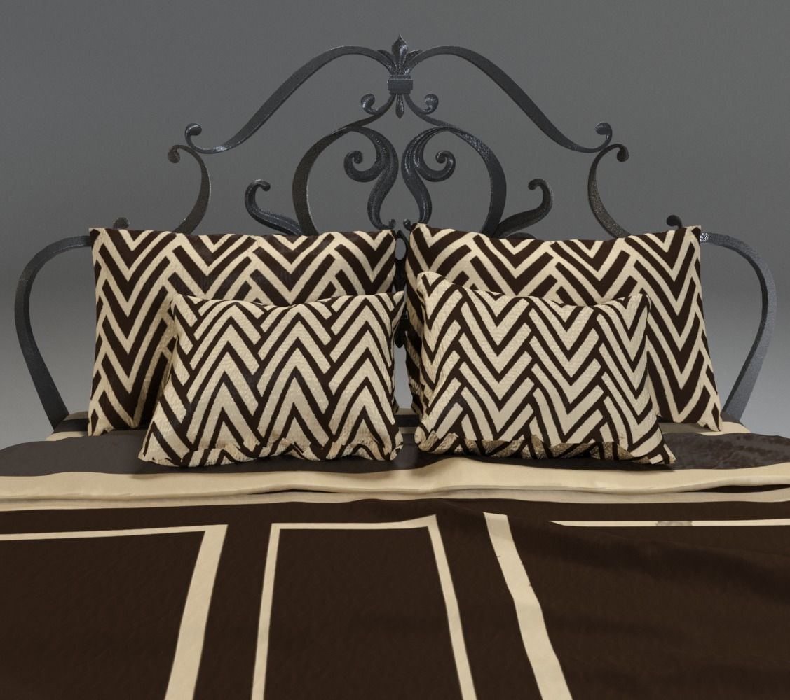 Draped Bed - Heavy Cloth 3D model | CGTrader