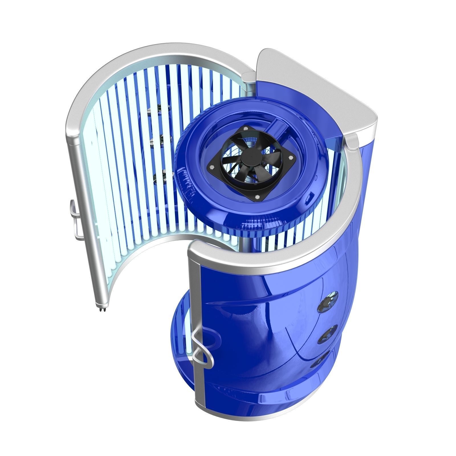 Tanning Bed Solarium Vertical Solarium Machine 3D model | CGTrader
