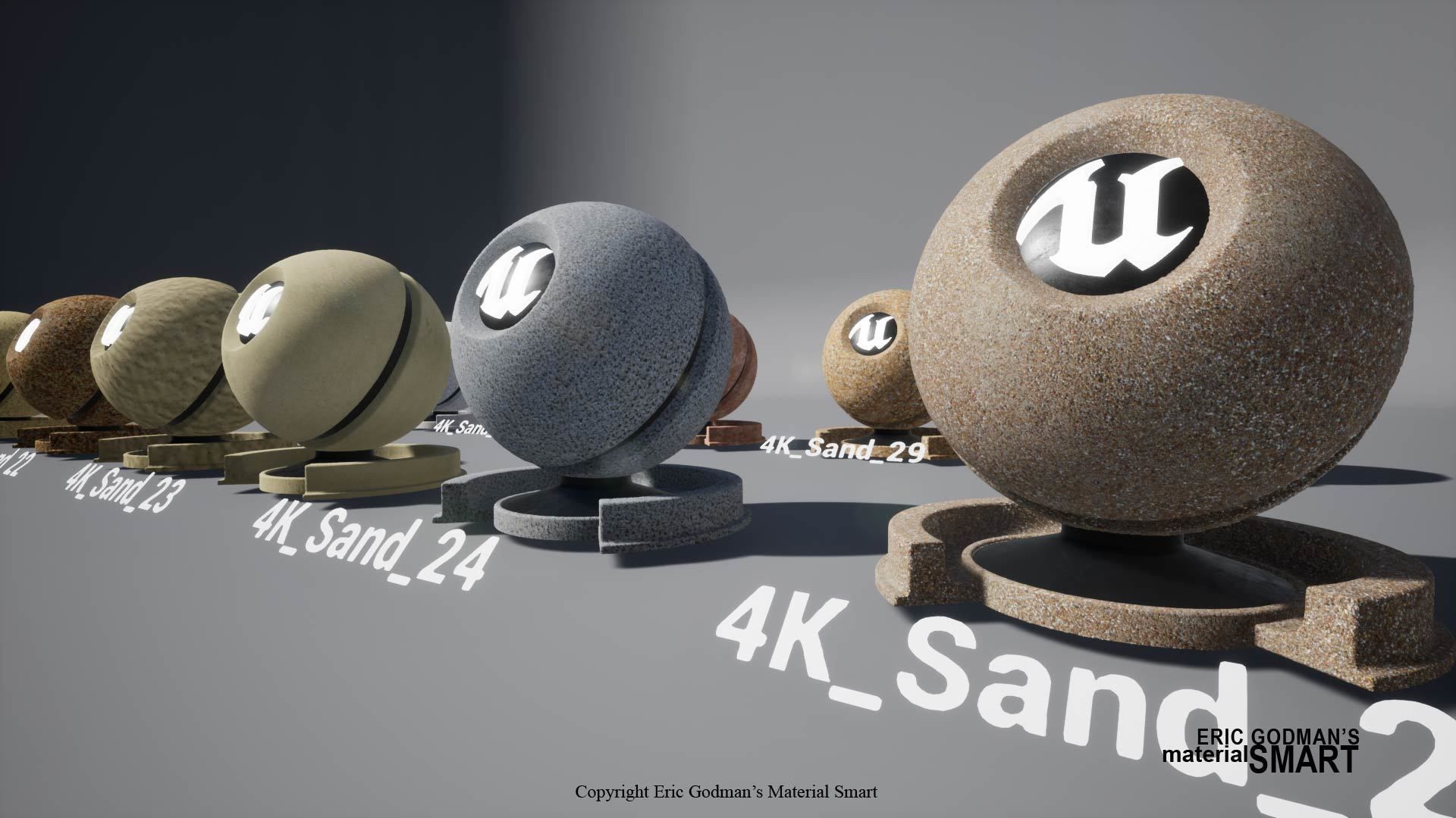 Sand Materials 3D model | CGTrader