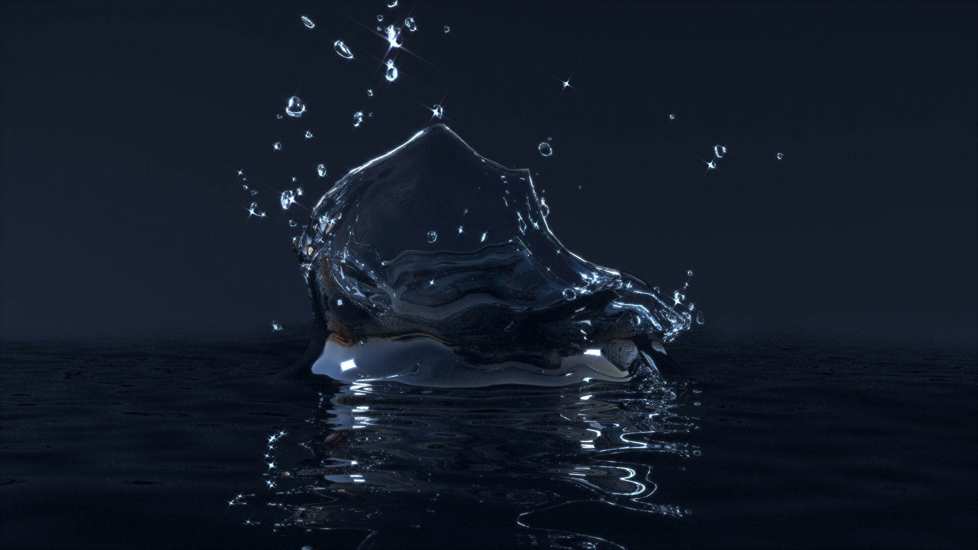Splash Water 3D model | CGTrader