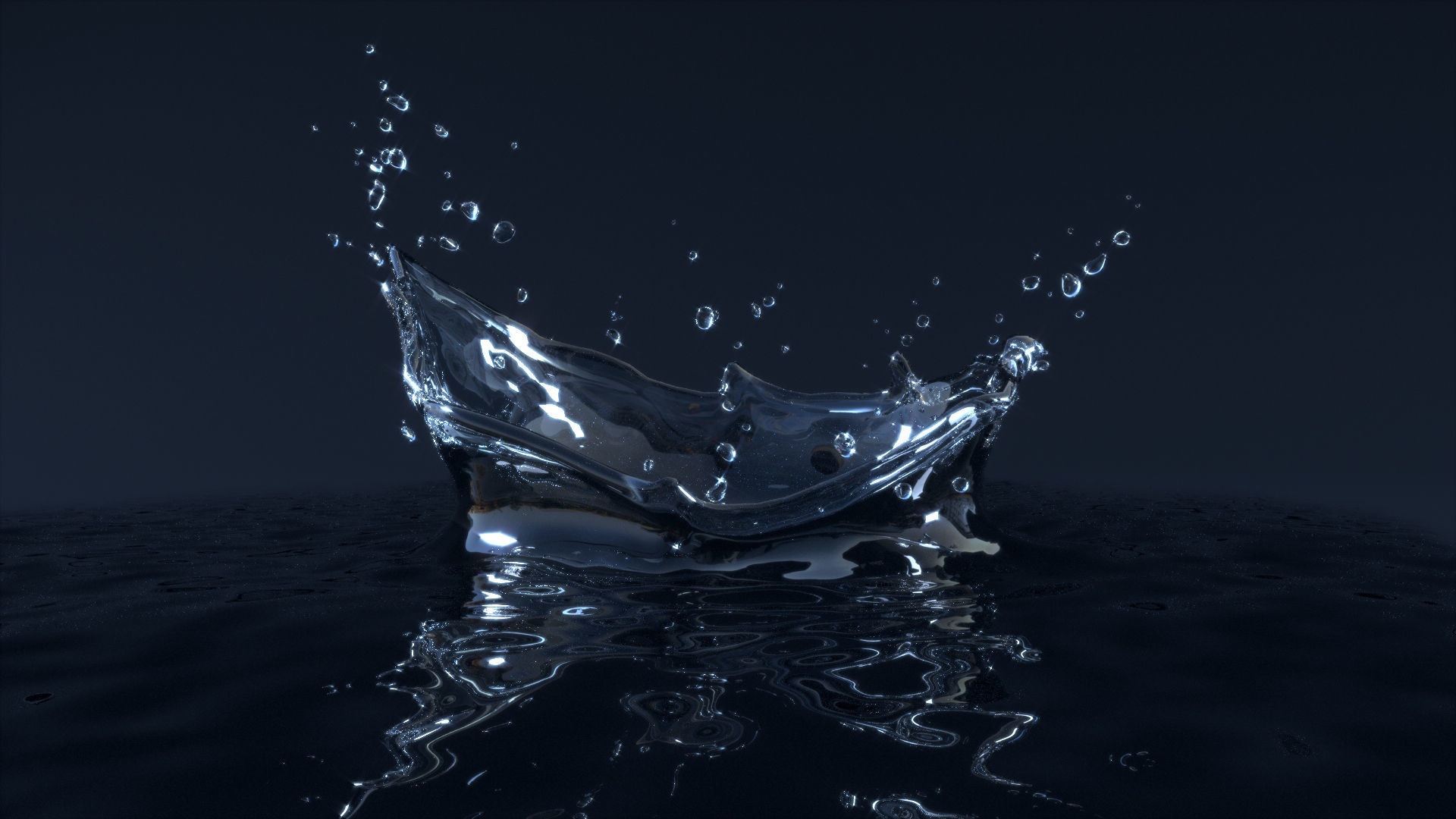 Splash Water 3D model | CGTrader