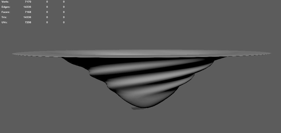 Whirlpool ocean swirl 3D model | CGTrader