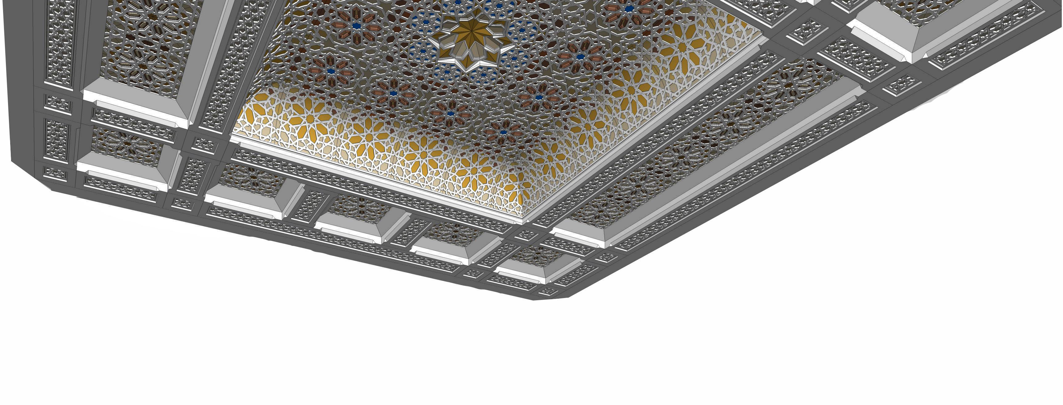 Islamic Ceiling Design 3D model | CGTrader