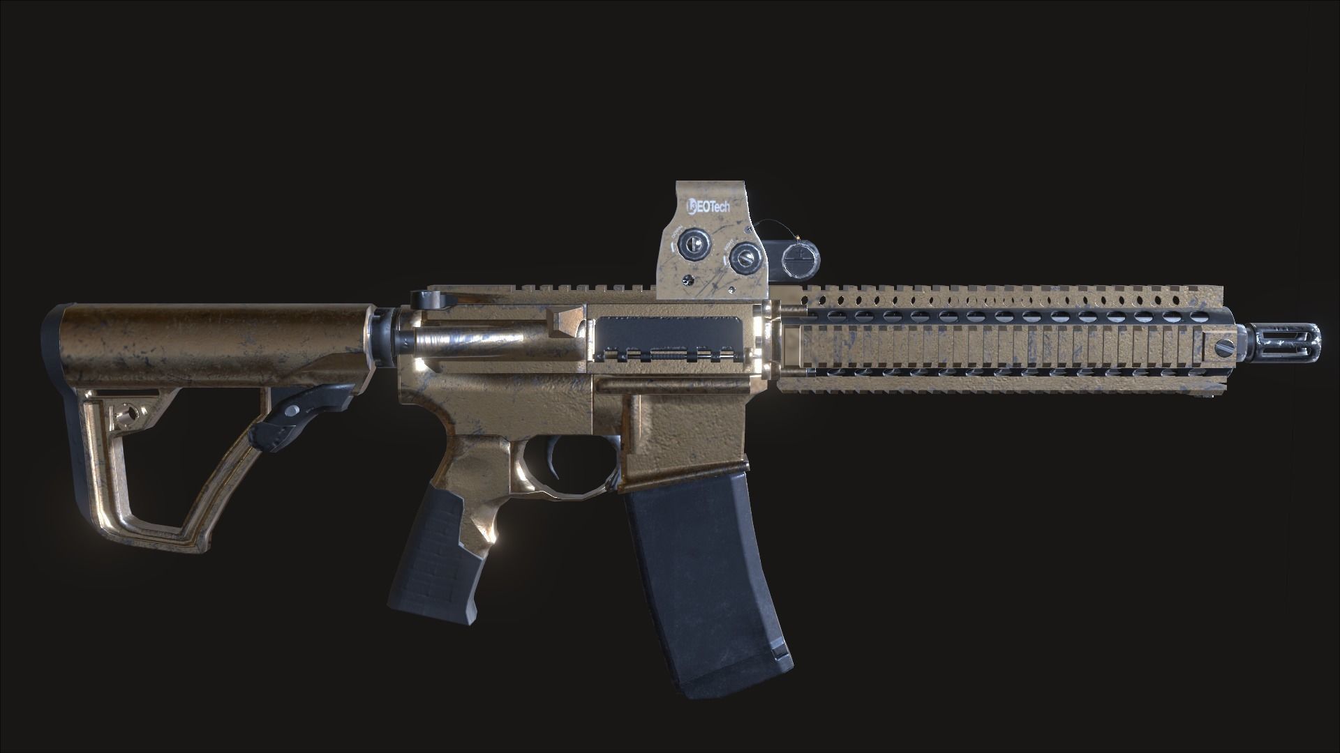 MK18 Weapons Pack free 3D model | CGTrader