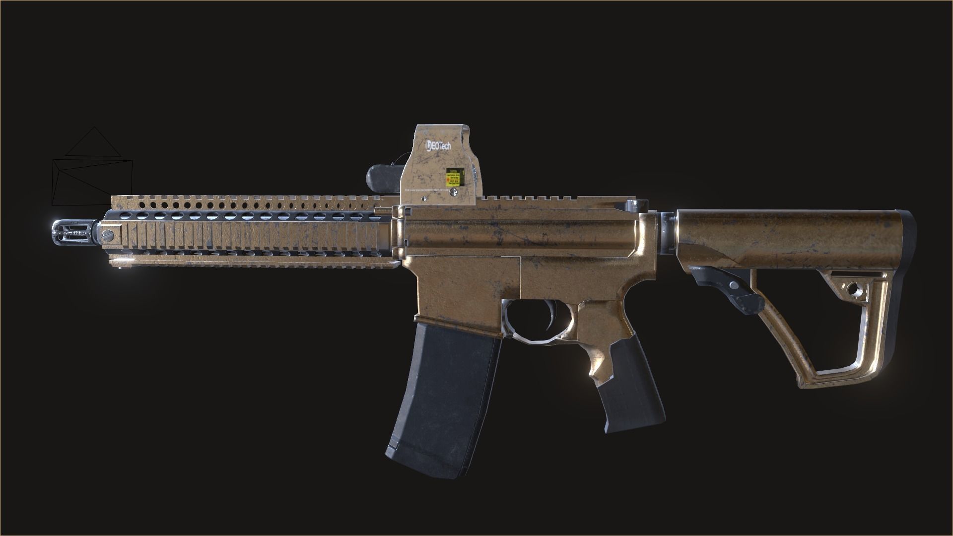 MK18 Weapons Pack free 3D model | CGTrader