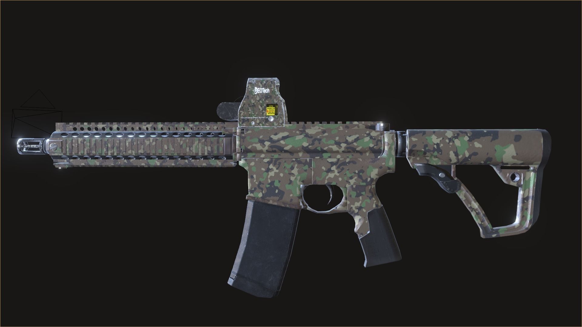 MK18 Weapons Pack free 3D model | CGTrader