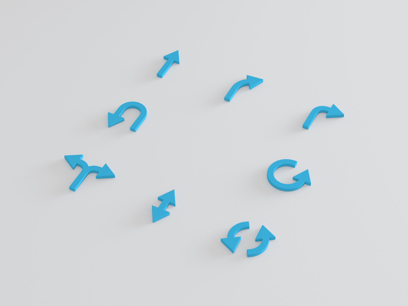 Arrow Standard Back and Forth 3D model | CGTrader