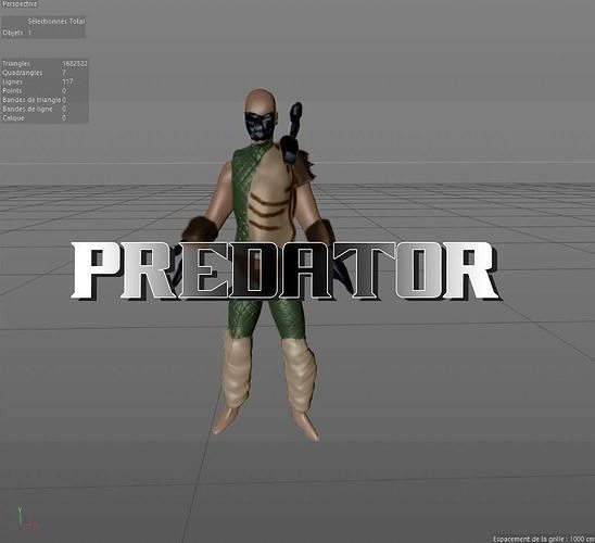 Predator V3 free 3D model | CGTrader