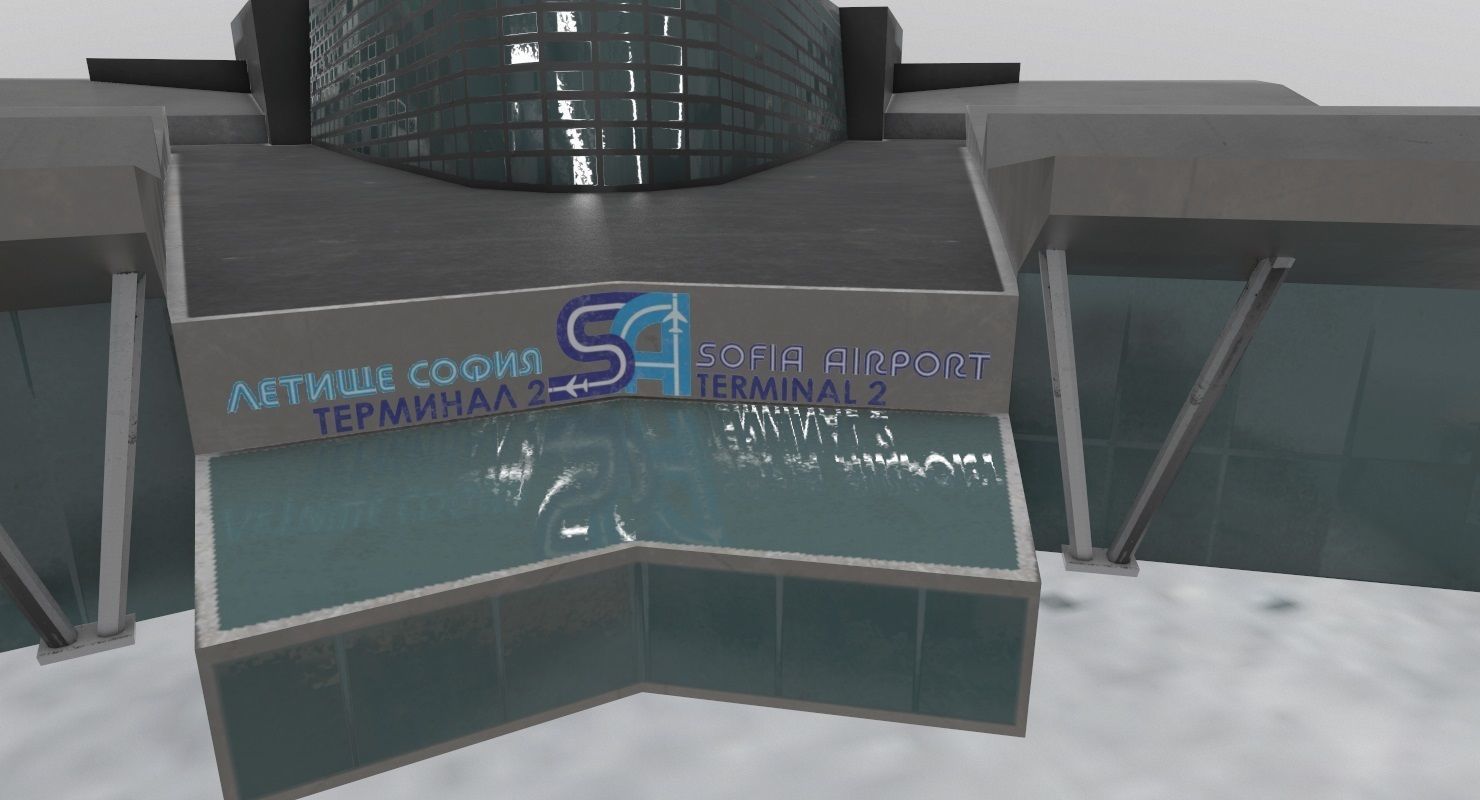 3D model LBSF Terminal 2 VR / AR / low-poly | CGTrader