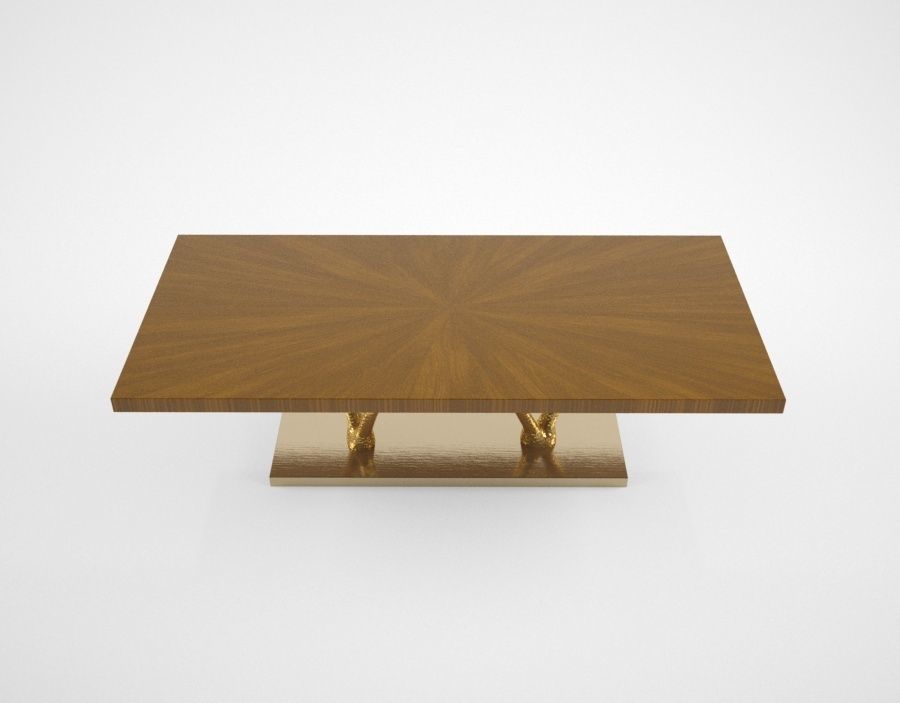 Ginger and Jagger Primitive dining table 3D model | CGTrader
