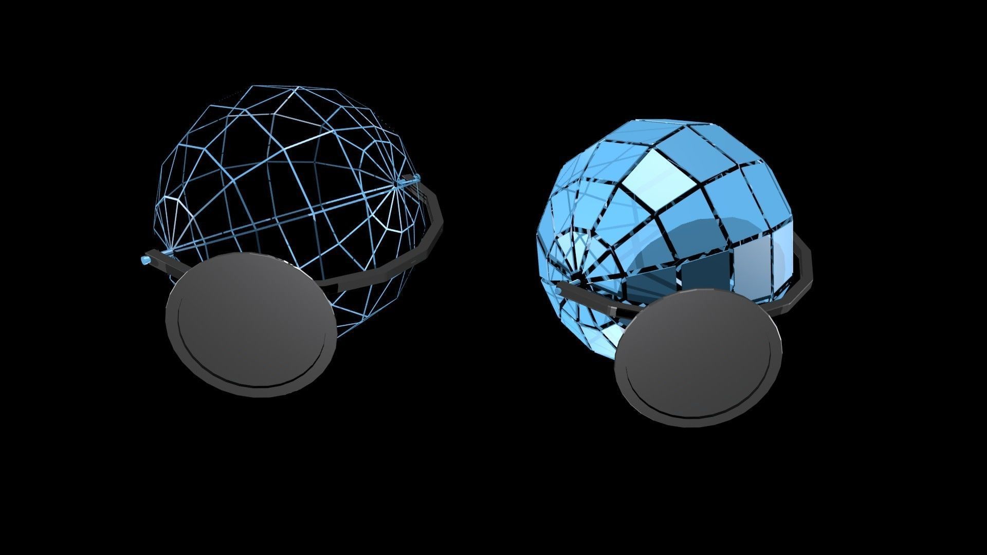 3D model Low poly globes VR / AR / low-poly | CGTrader
