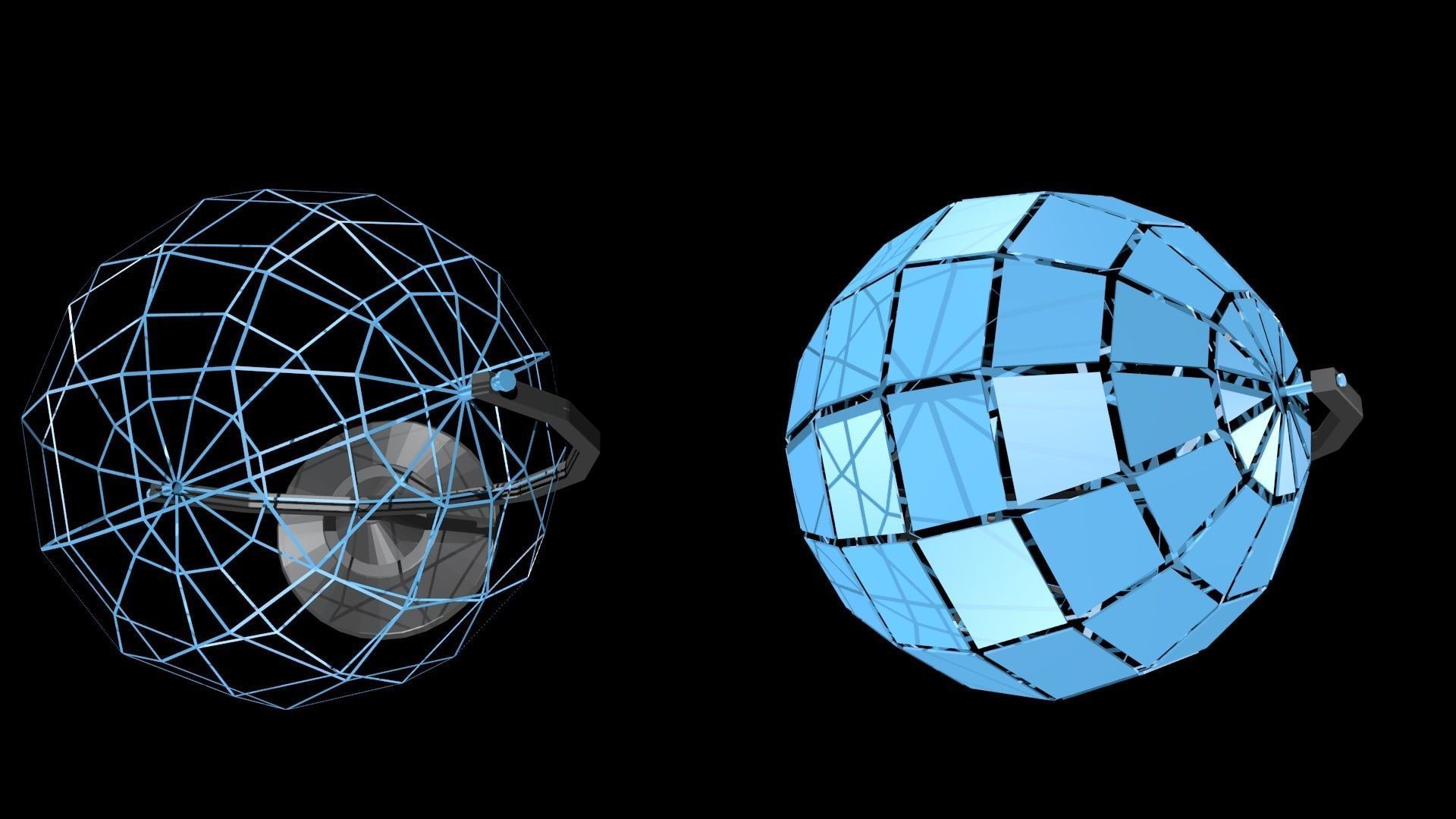 3D model Low poly globes VR / AR / low-poly | CGTrader