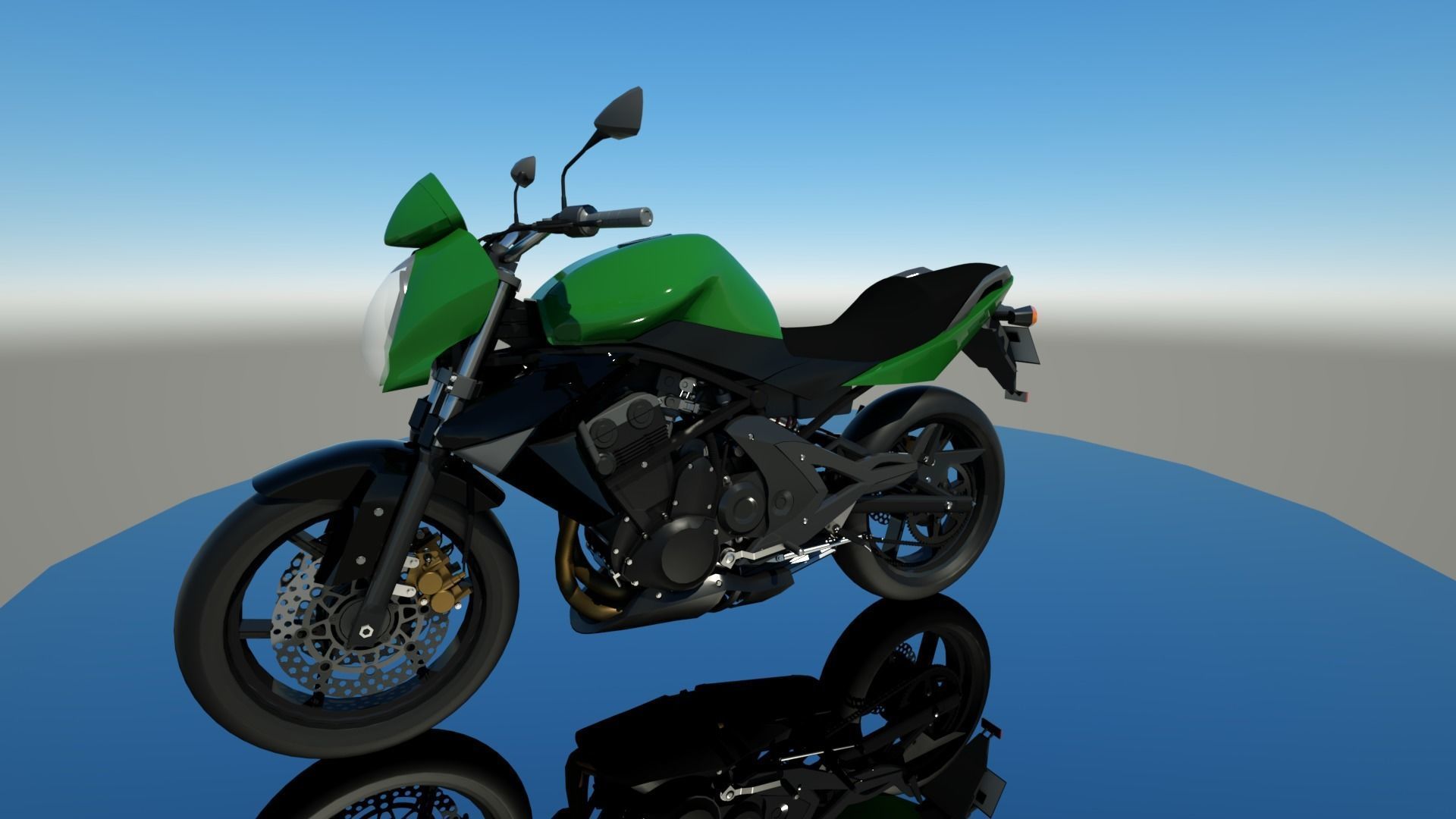 Kawasaki ER7 3D model | CGTrader