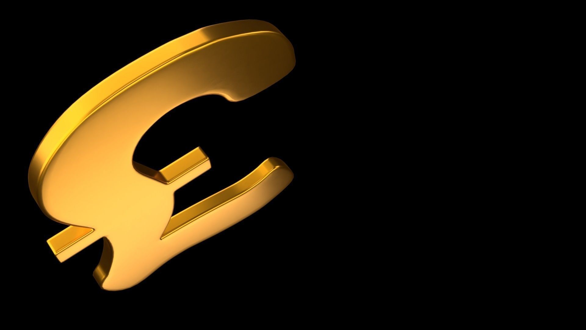 Pound sterling 3D model | CGTrader