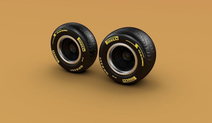 Pirelli Tyre 3D model | CGTrader