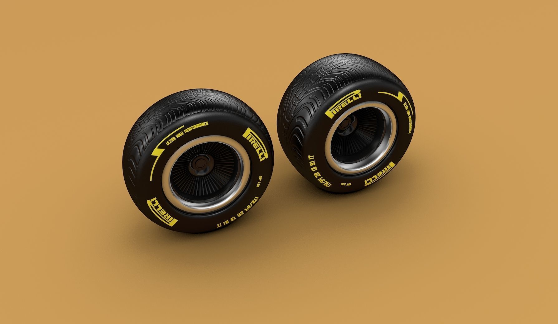 Pirelli Tyre 3D model | CGTrader