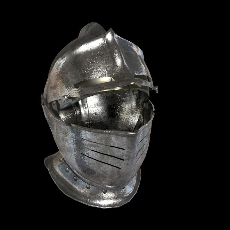3D model knight helmet VR / AR / low-poly rigged | CGTrader