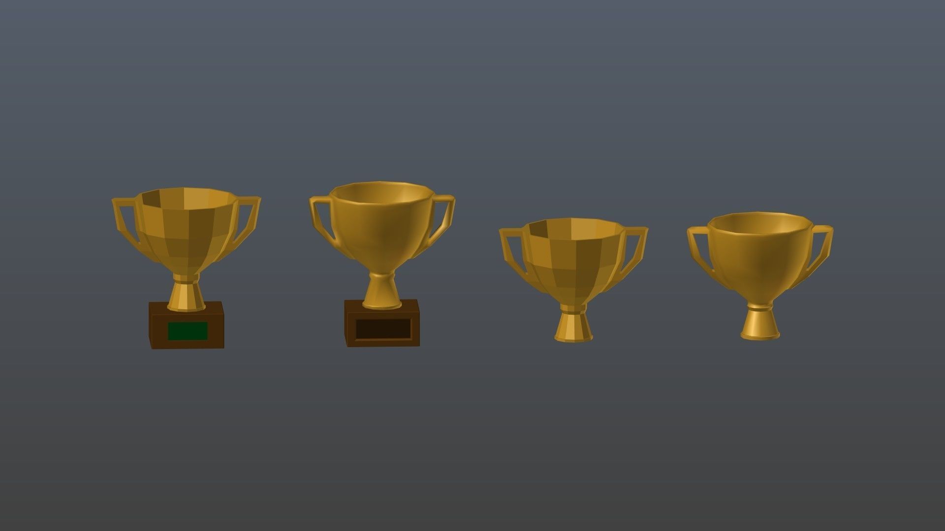 3D model Low poly cups VR / AR / low-poly | CGTrader